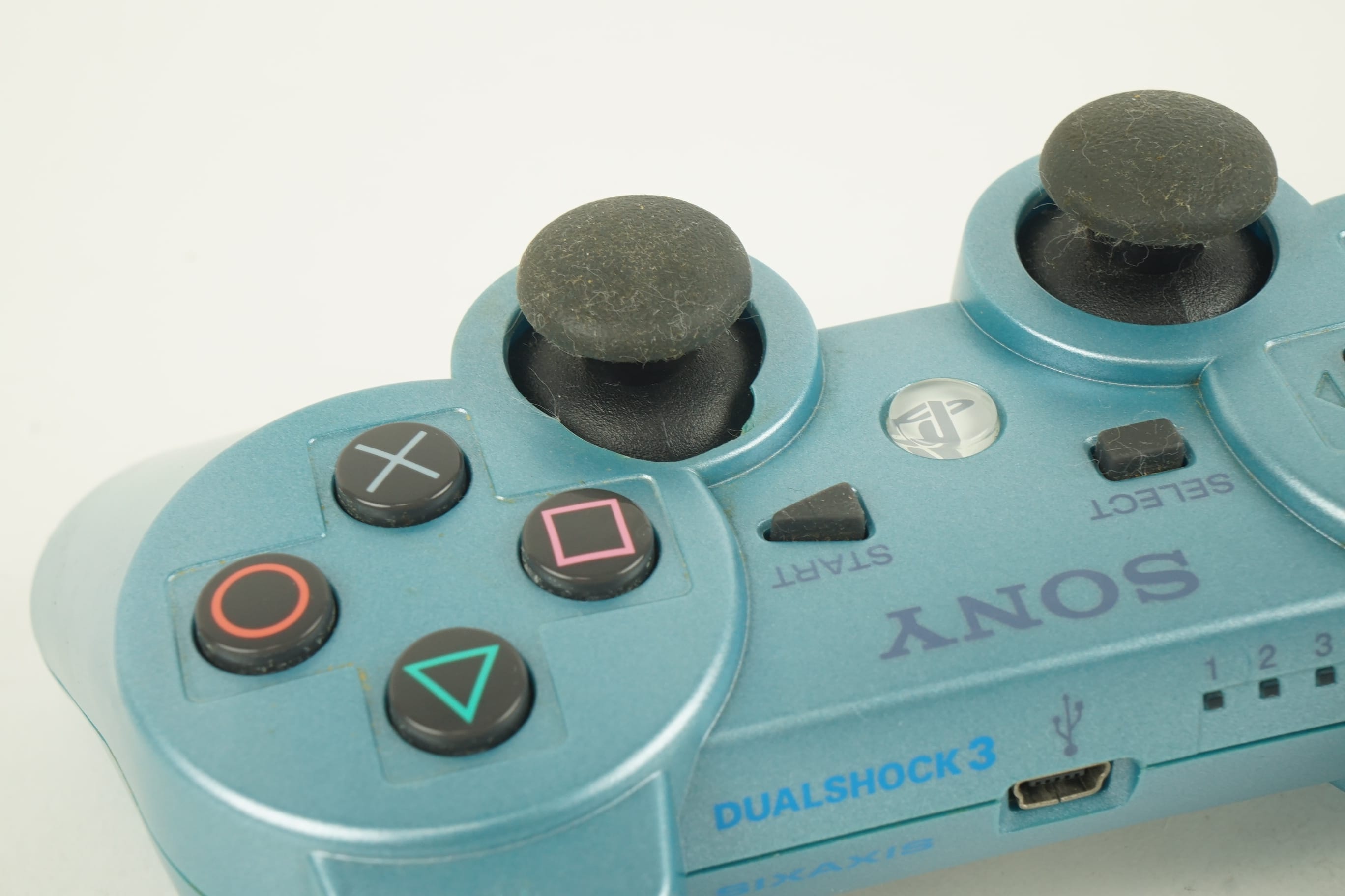 Sony Playstation 3 DualShock 3 SIXAXIS Candy Blue Controller PS3 From ...
